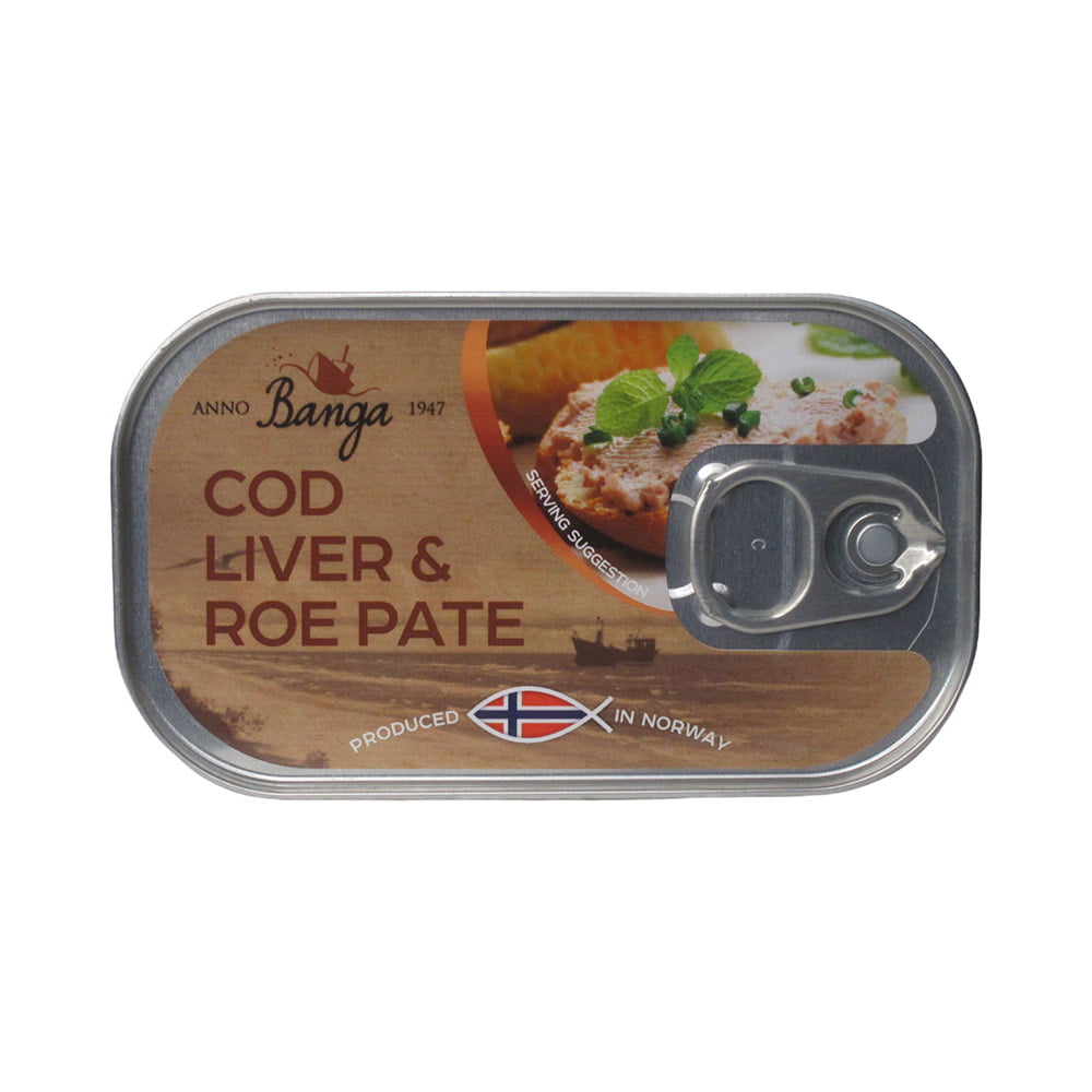 Banga Cod Liver and Roe Pate 120g – Harigon Gourmet Foods
